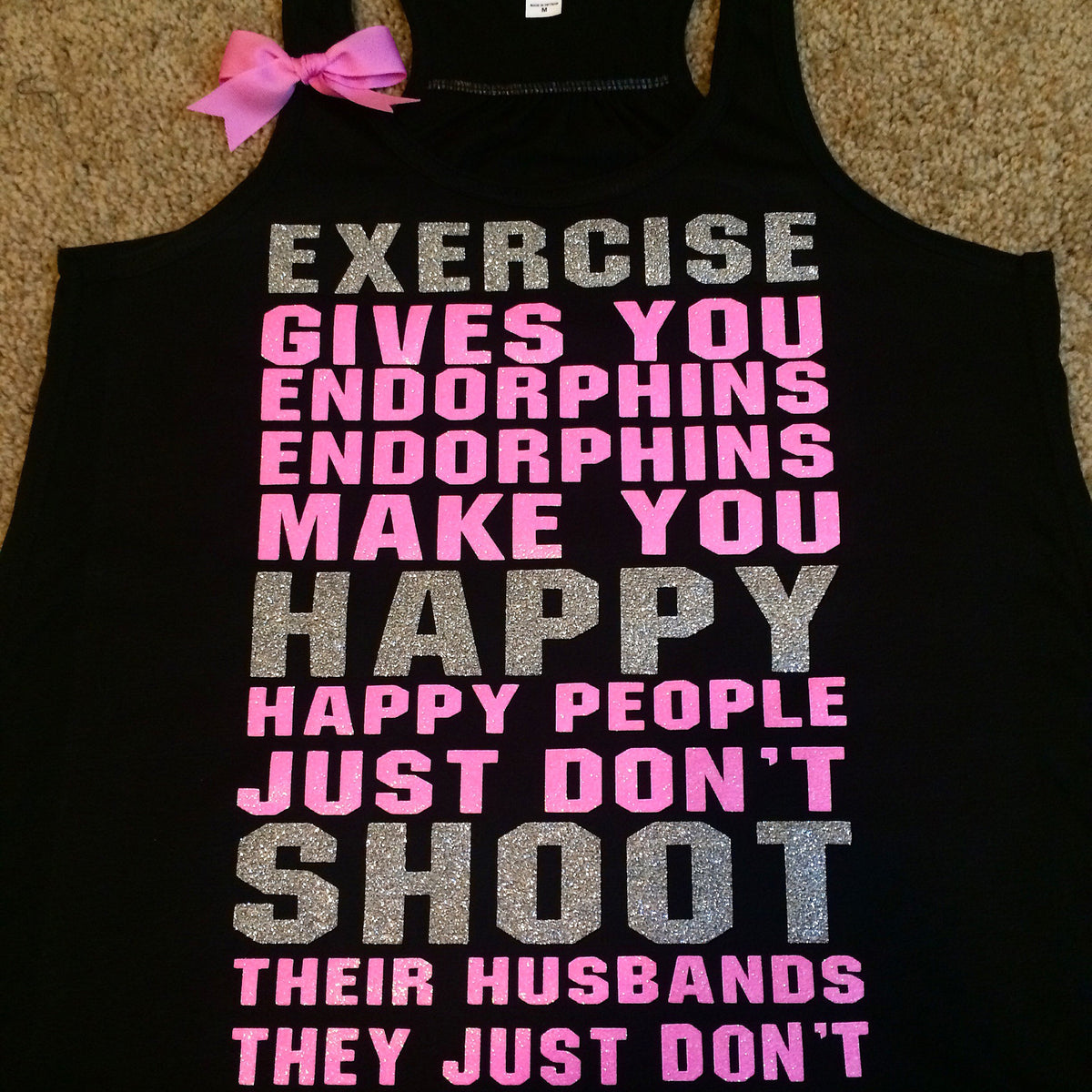 Legally Blonde Tank - Exercise Gives you Endorphins - Ruffles with Lov ...